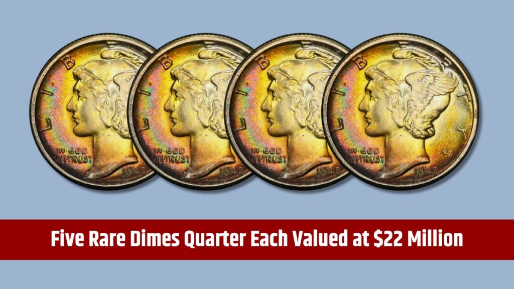 Five Rare Dimes and a Bicentennial Quarter, Each Valued at $22 Million - Still in Circulation
