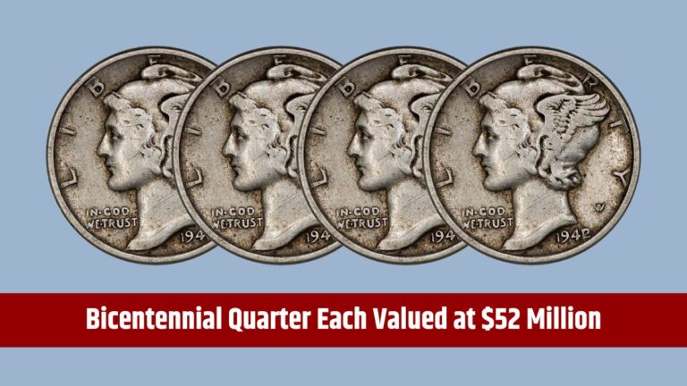 Eight Rare Dimes and a Bicentennial Quarter, Each Valued at $52 Million - Still in Circulation