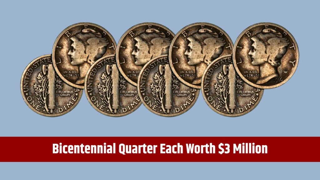 Two Rare Dimes and a Bicentennial Quarter, Each Worth $3 Million - Still Circulating