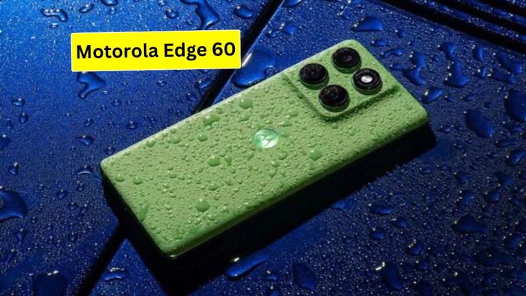 Motorola Edge 60 Launched in India With Dimensity 7400, 50MP Camera and IP69 Rating at ₹25,999